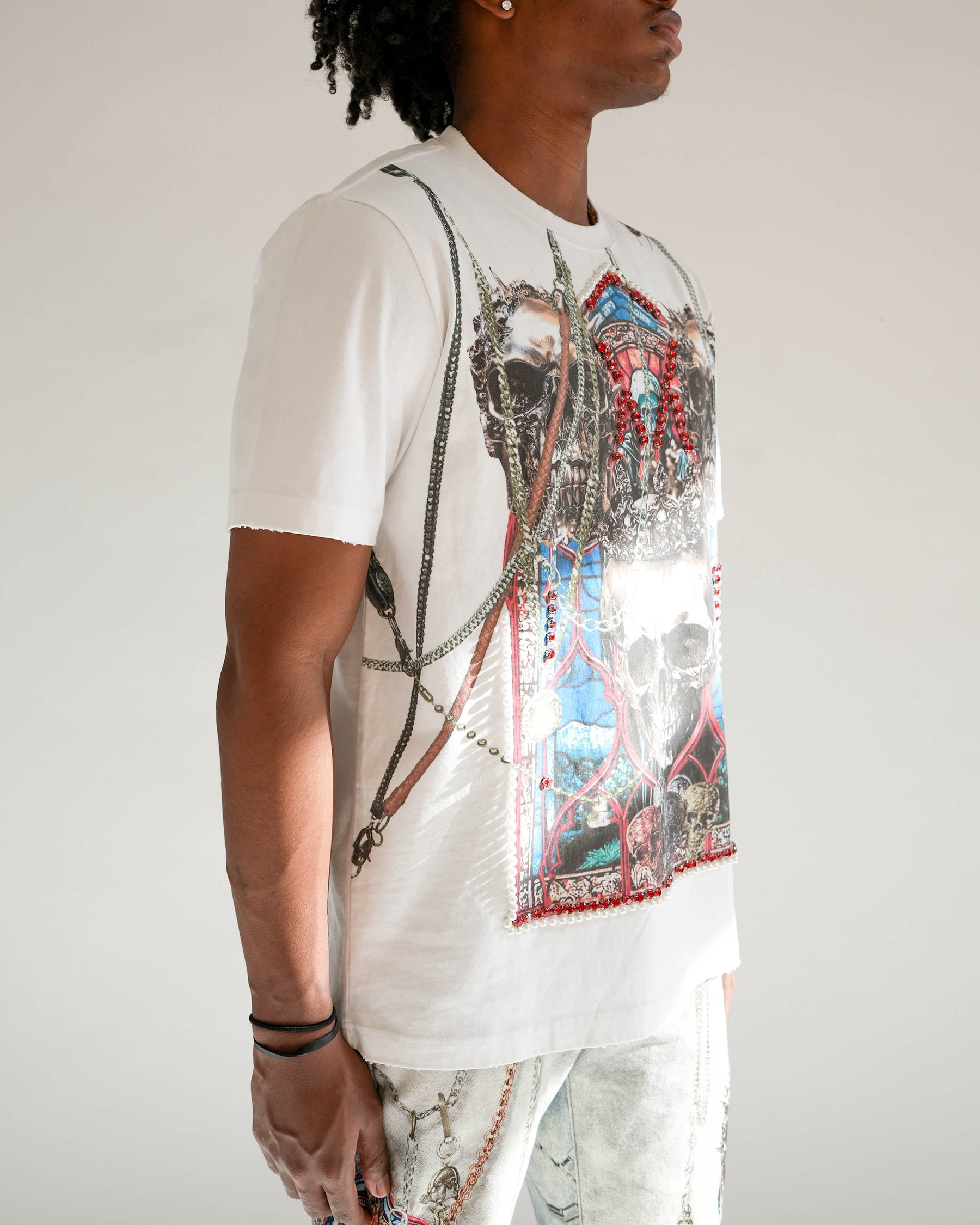 Preme Purgatory Chains White T-Shirt – Heavyweight Tee