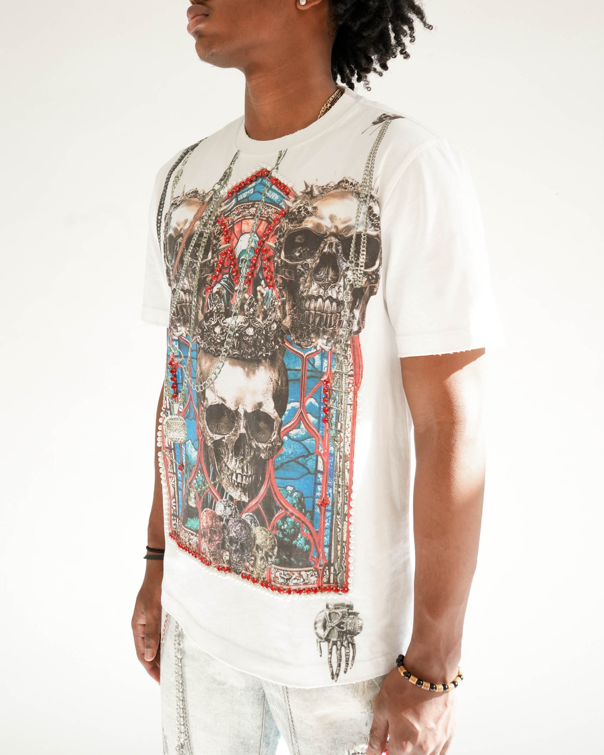 Preme Purgatory Chains White T-Shirt – Heavyweight Tee