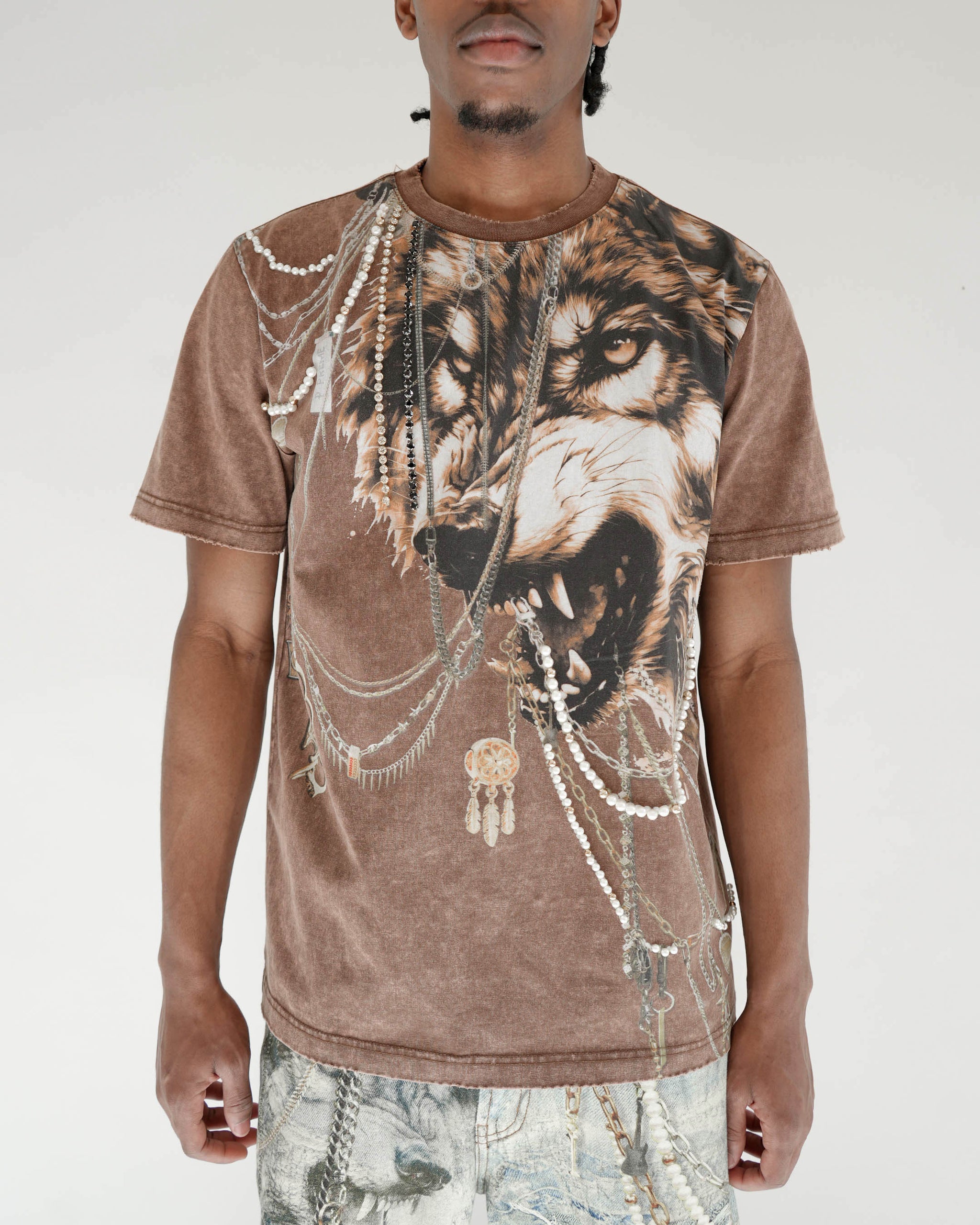 PREME Unchained Fury Brown T-Shirt – Heavyweight Graphic Tee